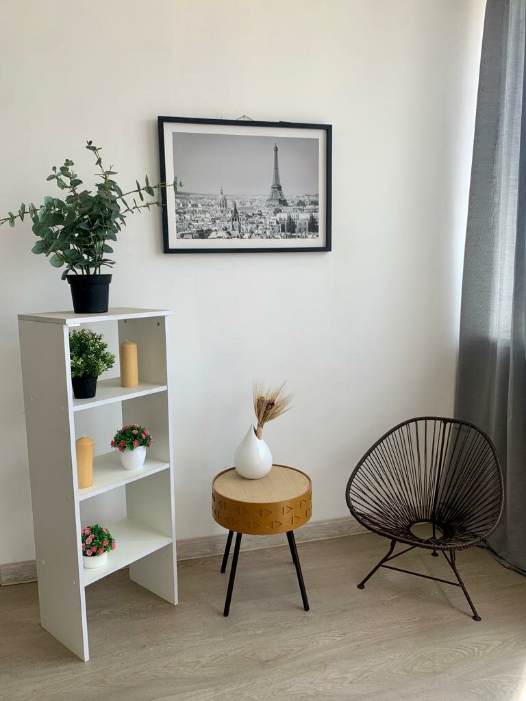 Кресло ракушка мини, коричневый