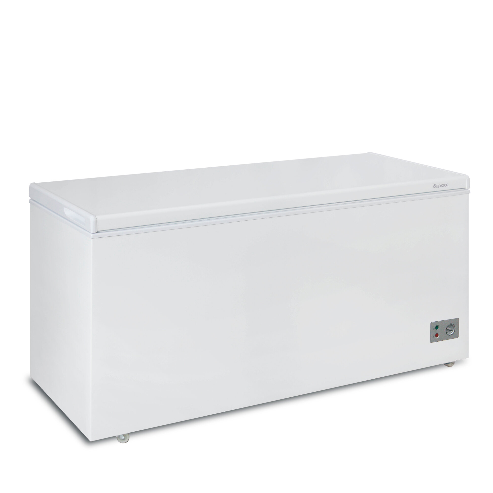 Ларь морозильный БИРЮСА-455KX белый, объем 410 л, суперзаморозка