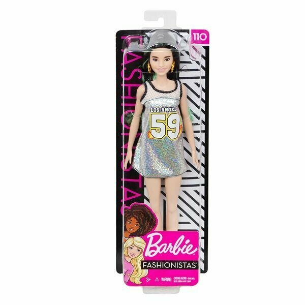 Barbie - Кукла из серии "Игра с модой", 1 шт