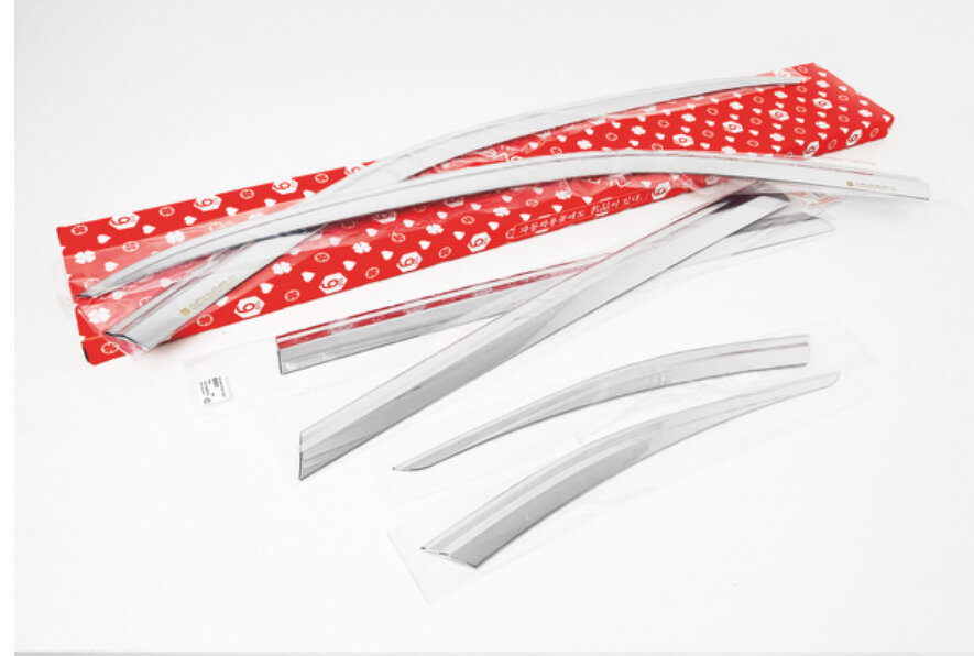 Kia Sorento 4 Дефлекторы Хром 6 шт