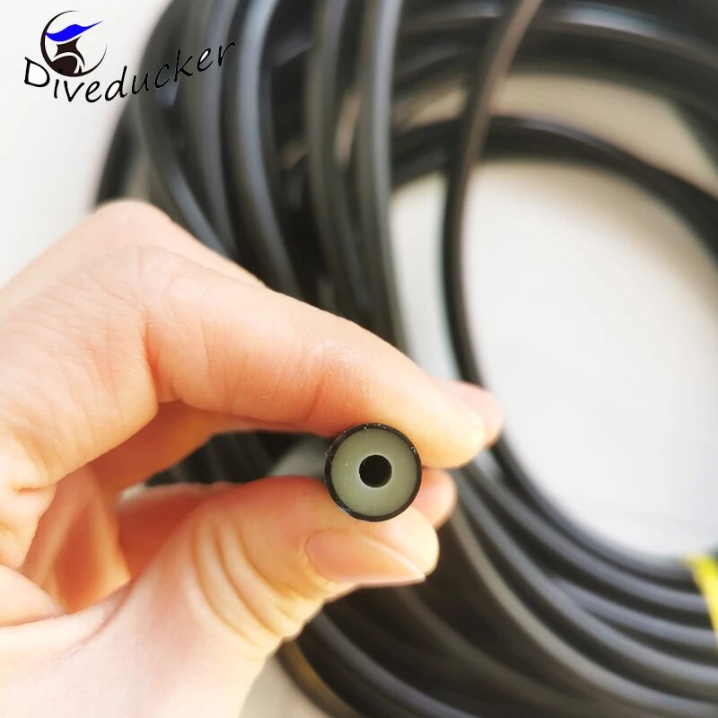 Латексный шланг 1 метр, 3mmx10mm Black