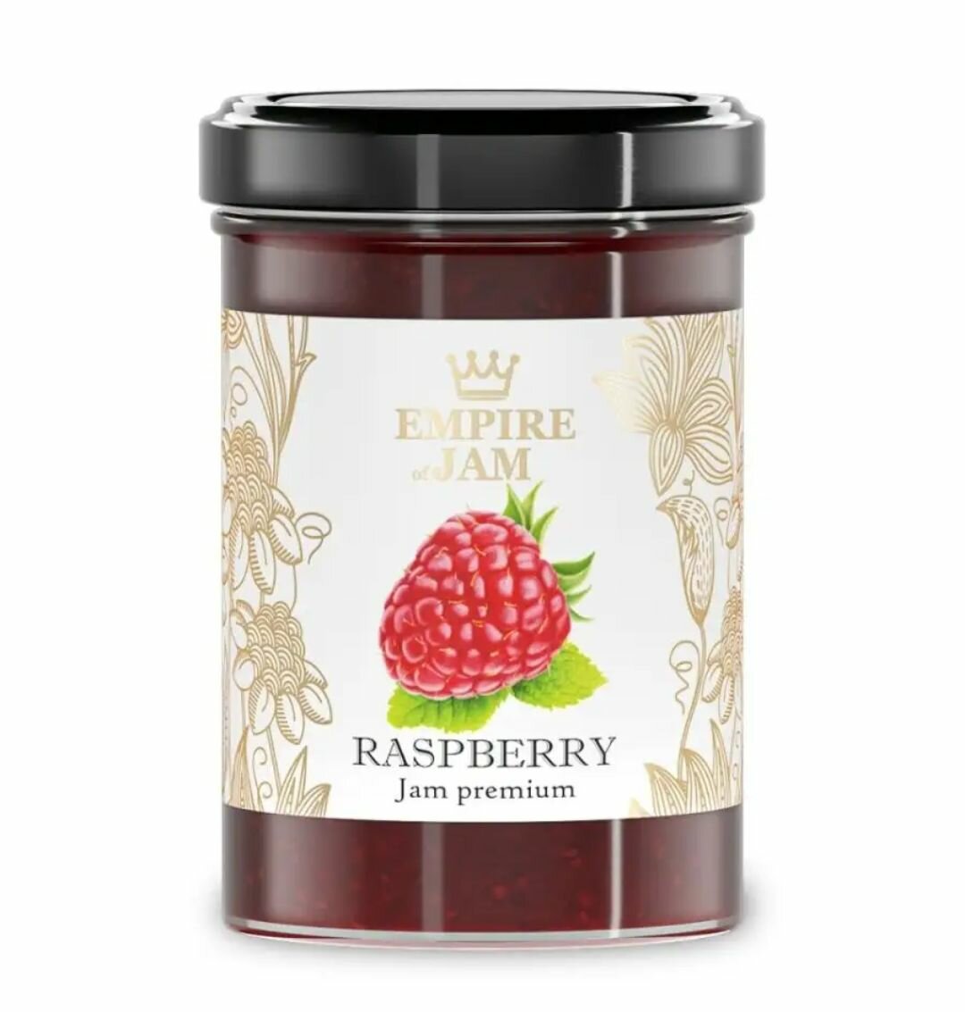 2шт, Малиновое варенье Империя джемов, 450гр, стекло