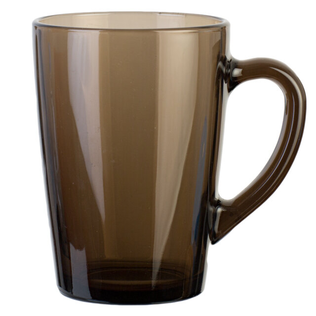 LUMINARC кружка Эклипс с добрым утром 320 мл из стекла прозрачная посуда для чая и кофе