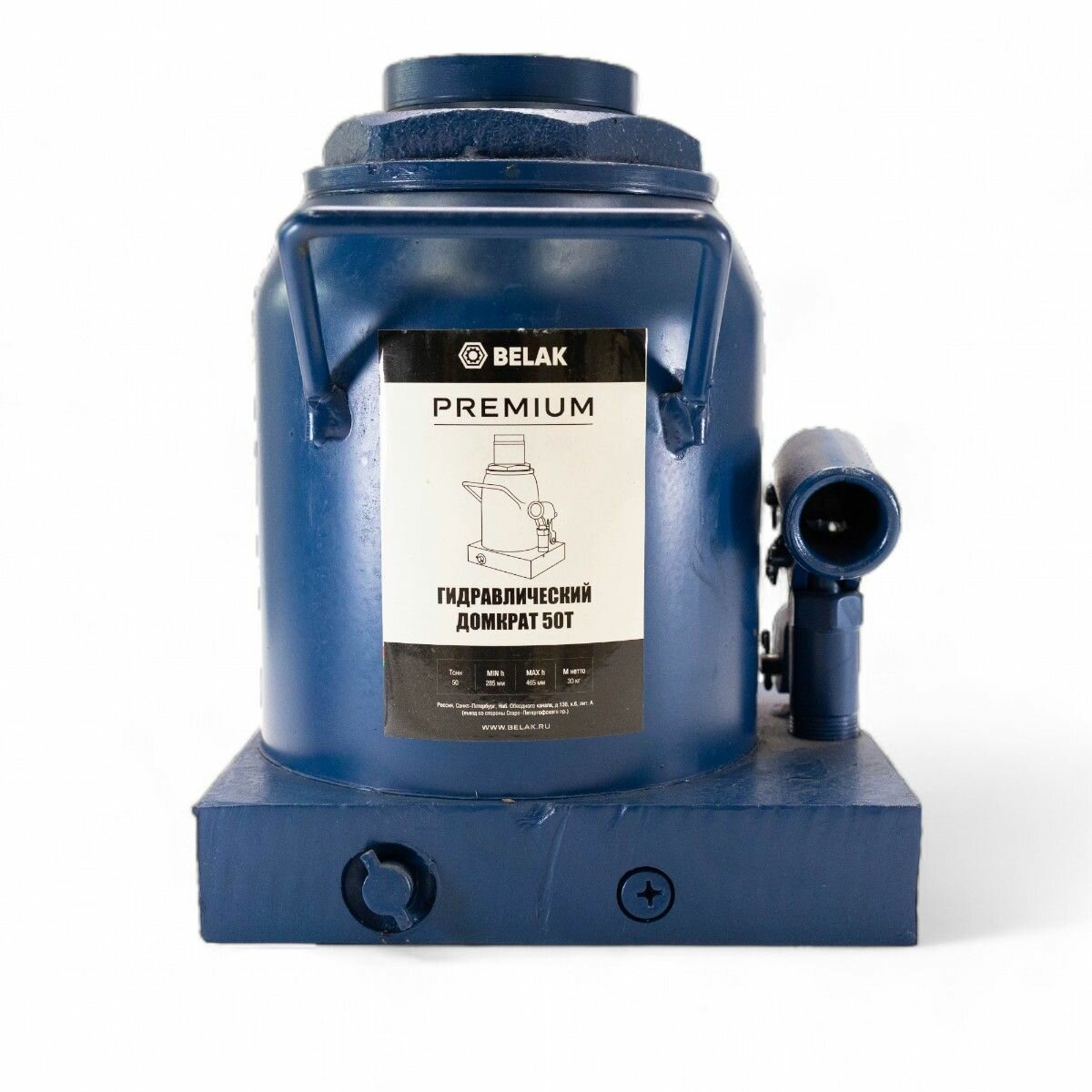 Домкрат бутылочный БелАК BAK.30022 50т 285-465мм PREMIUM