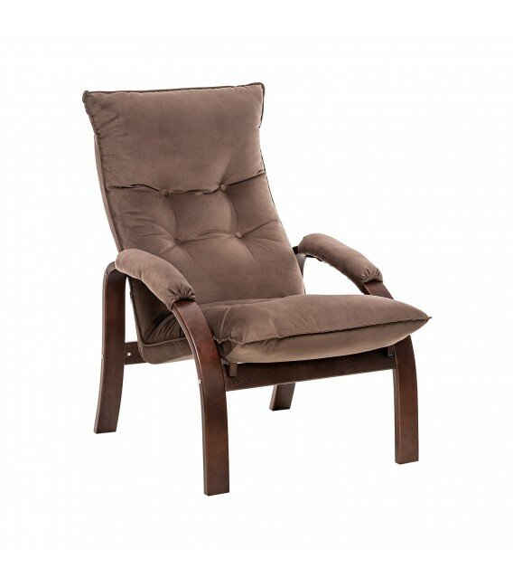 Кресло-трансформер Leset Левада, орех текстура, ткань велюр, v23 молочный шоколад