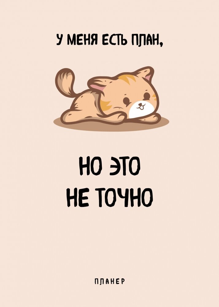 Блокнот-планер недатированный. У меня есть план. (А4, 36 л, на скобе)