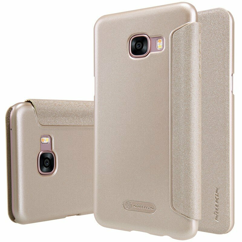 Чехол Nillkin Sparkle Series для Samsung Galaxy C5 (C5000) Gold (золотистый)