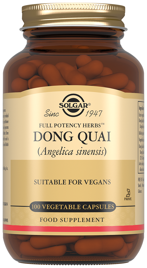 БАД Solgar Капсулы "Корень дягиля", 100 шт. Dong Quai Vegetable Capsules