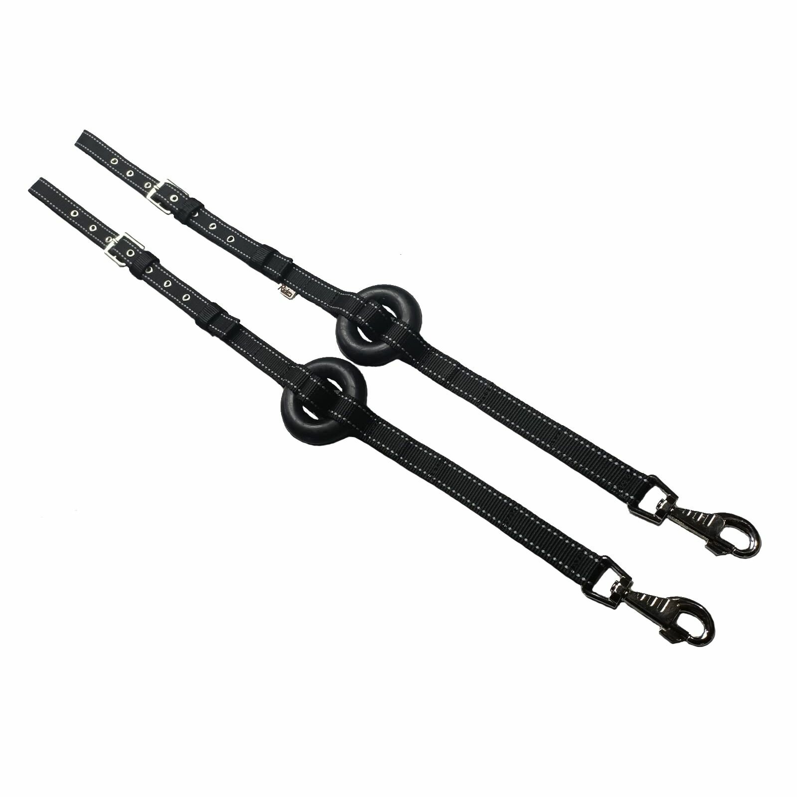 Развязки для управления лошадью, тесьмяные (чёрные) - изделие Производства «Rider»