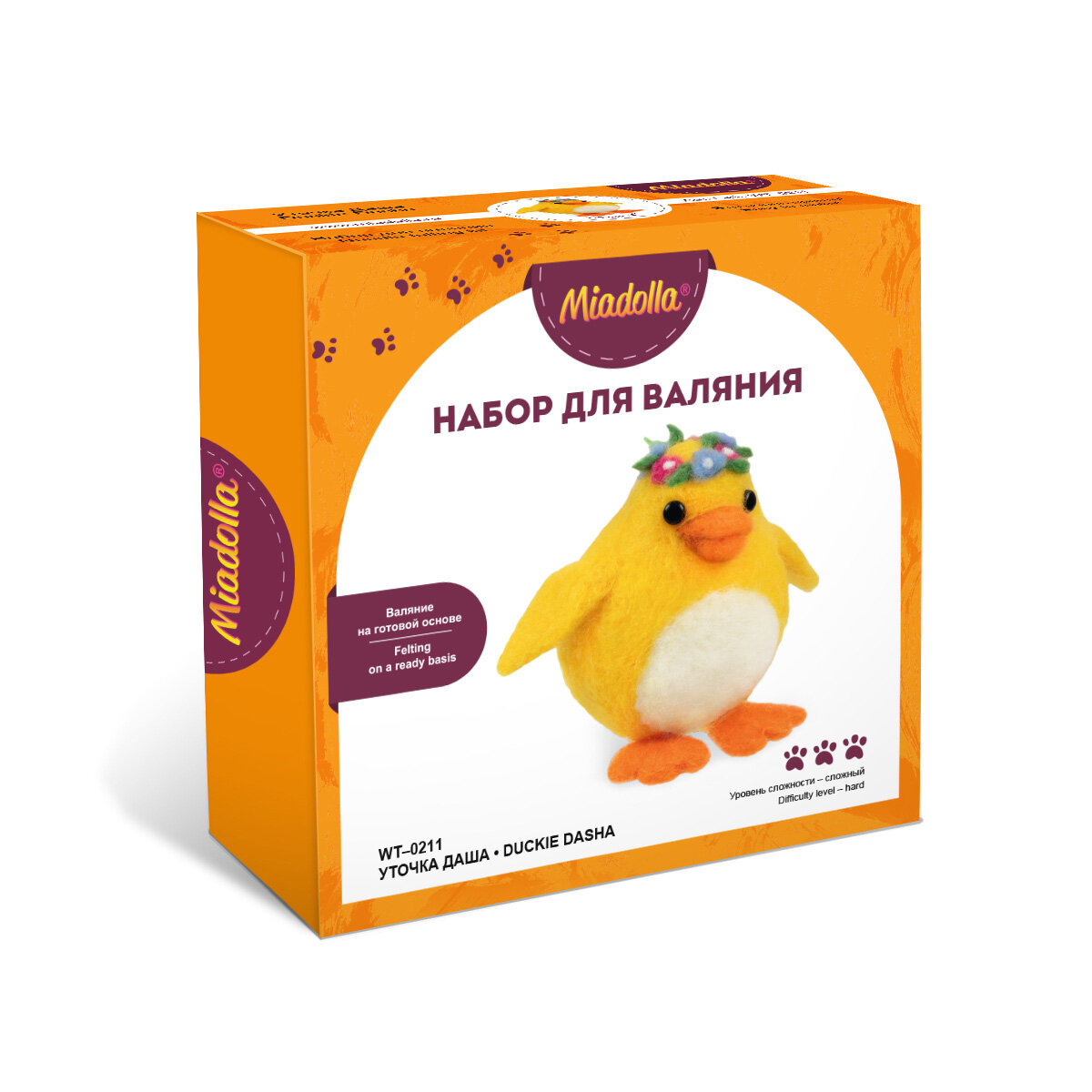 Набор для творчества Miadolla валяние