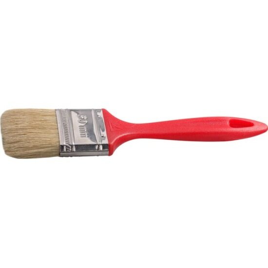 Кисть плоская Stayer "UNIVERSAL-EURO", светлая натуральная щетина, пластмассовая ручка, 50мм 0108-50