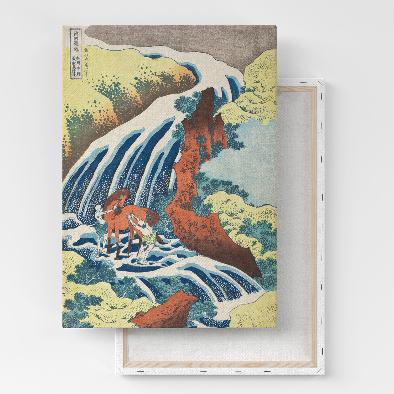 Картина на холсте, репродукция / Кацусика Хокусай / Размер 30 x 40 см