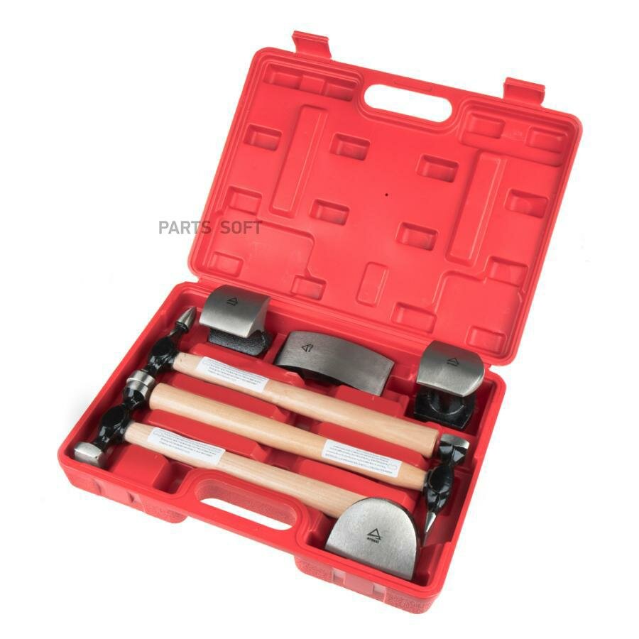 R7704007 ARNEZI Набор рихтовочных молотков и поддержек, 7пр. ARNEZI R7704007