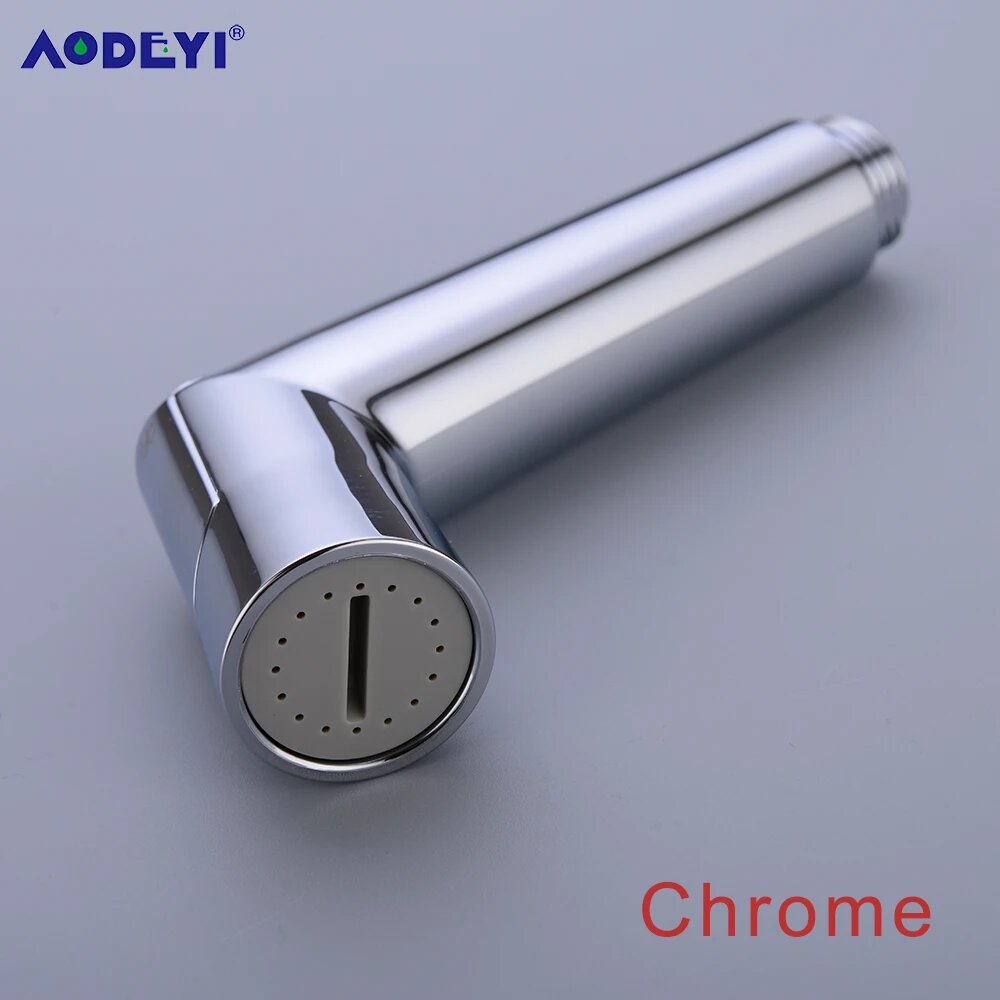 Портативный ручной распылитель для биде AODEYI черный/хром Chrome Bidet