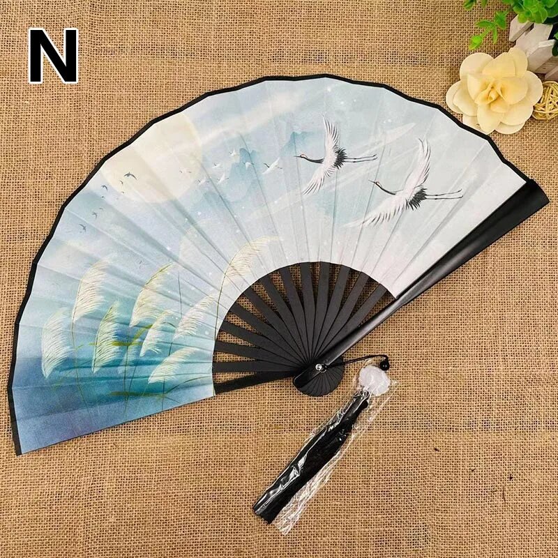 1 шт. 8-дюймовый складной Шелковый винтажный Китайский Японский Ручной Веер пластиковые шелковые танцевальные веера с кисточкой художественное ремесло подарок домашний декор