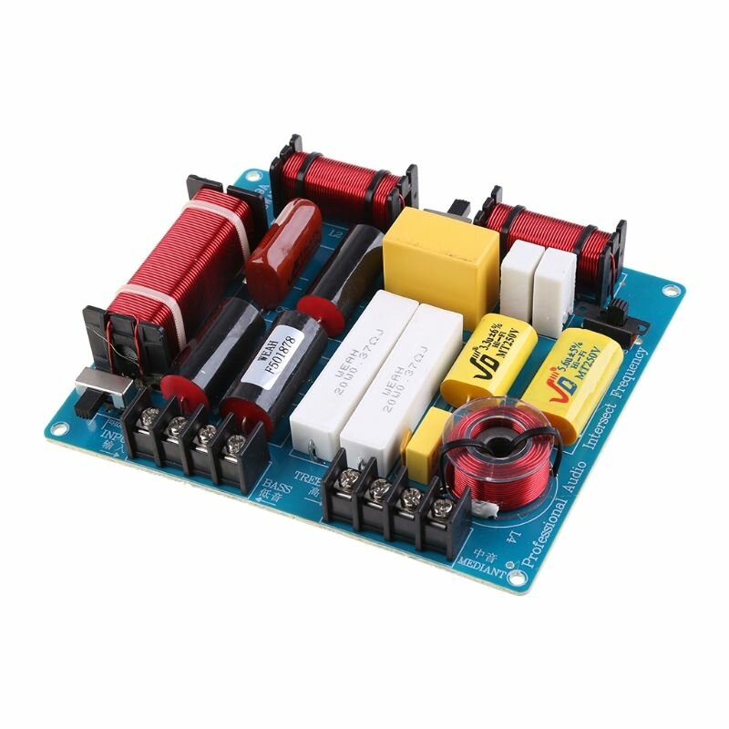 3-полосный делитель частоты динамика, Hi-Fi аудио кроссоверный фильтр, распределительная плата для DIY KTV
