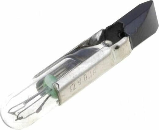 Лампочка BRIGHTMASTER LAMP 6020 Лампочка: коммутаторная T5,5 12ВDC 100мА Колба: T1 3/4 d:5,1мм 1шт