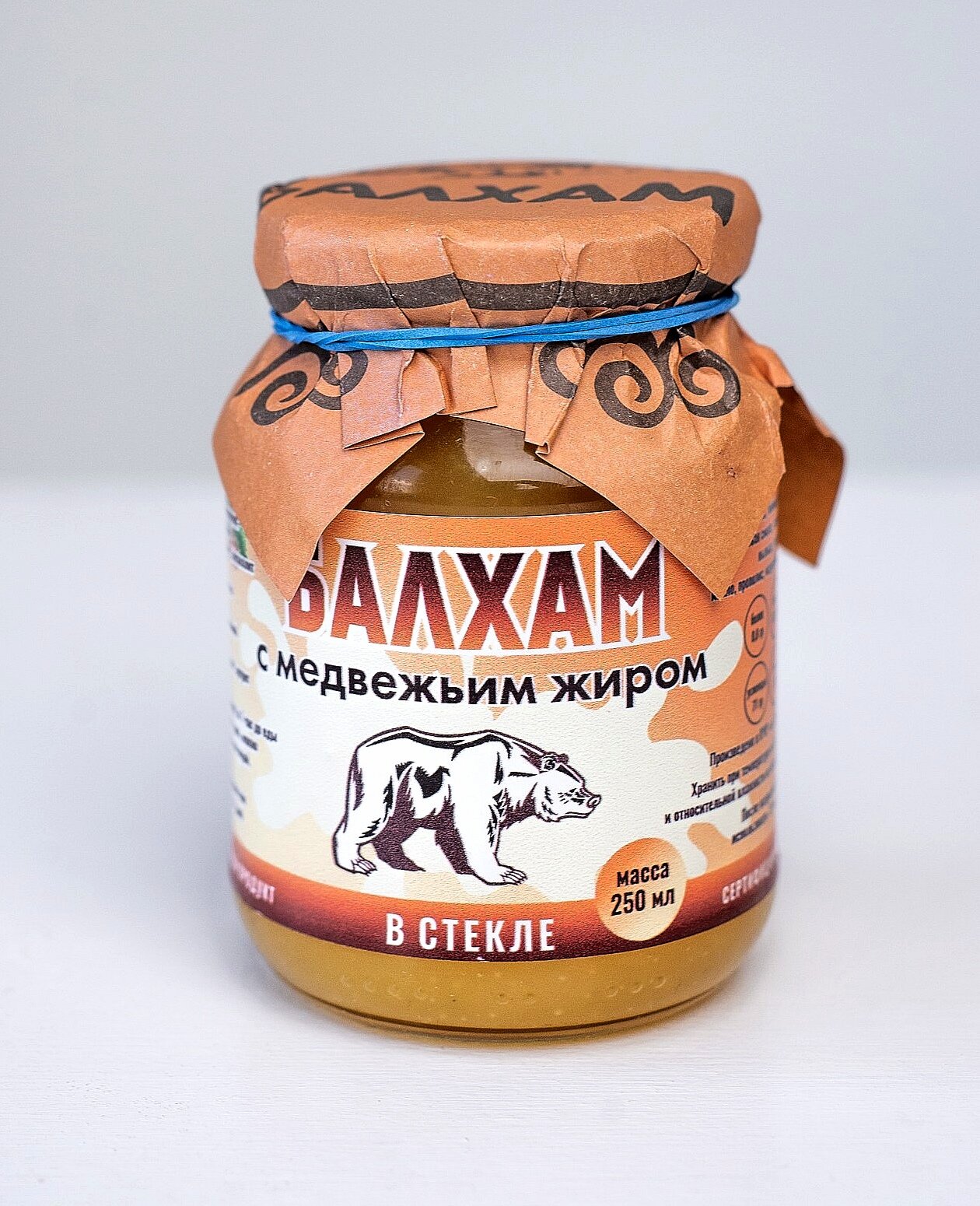 Бальзам ВиП Продукт "Балхам", с медвежьим жиром, от кашля, ОРВИ, 250 г