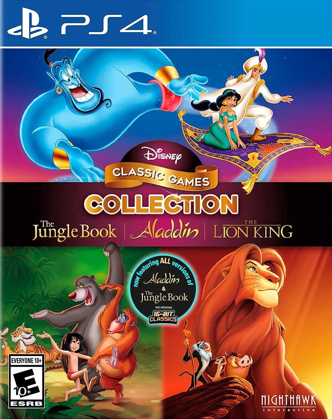 Disney Classic Games The Jungle Book, Aladdin & The Lion King для PS4