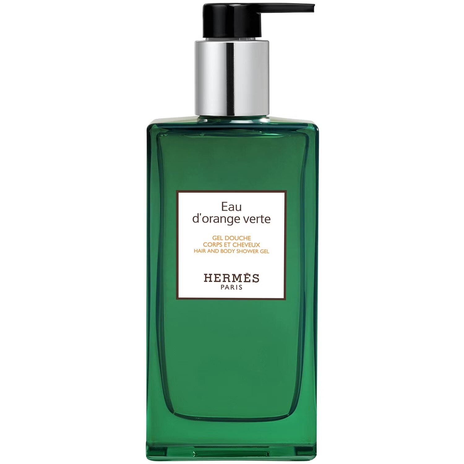 Гель HERMÈS Eau d’Orange Verte 200 мл | Для душа и волос | Унисекс | Свежесть, уход, элегантность