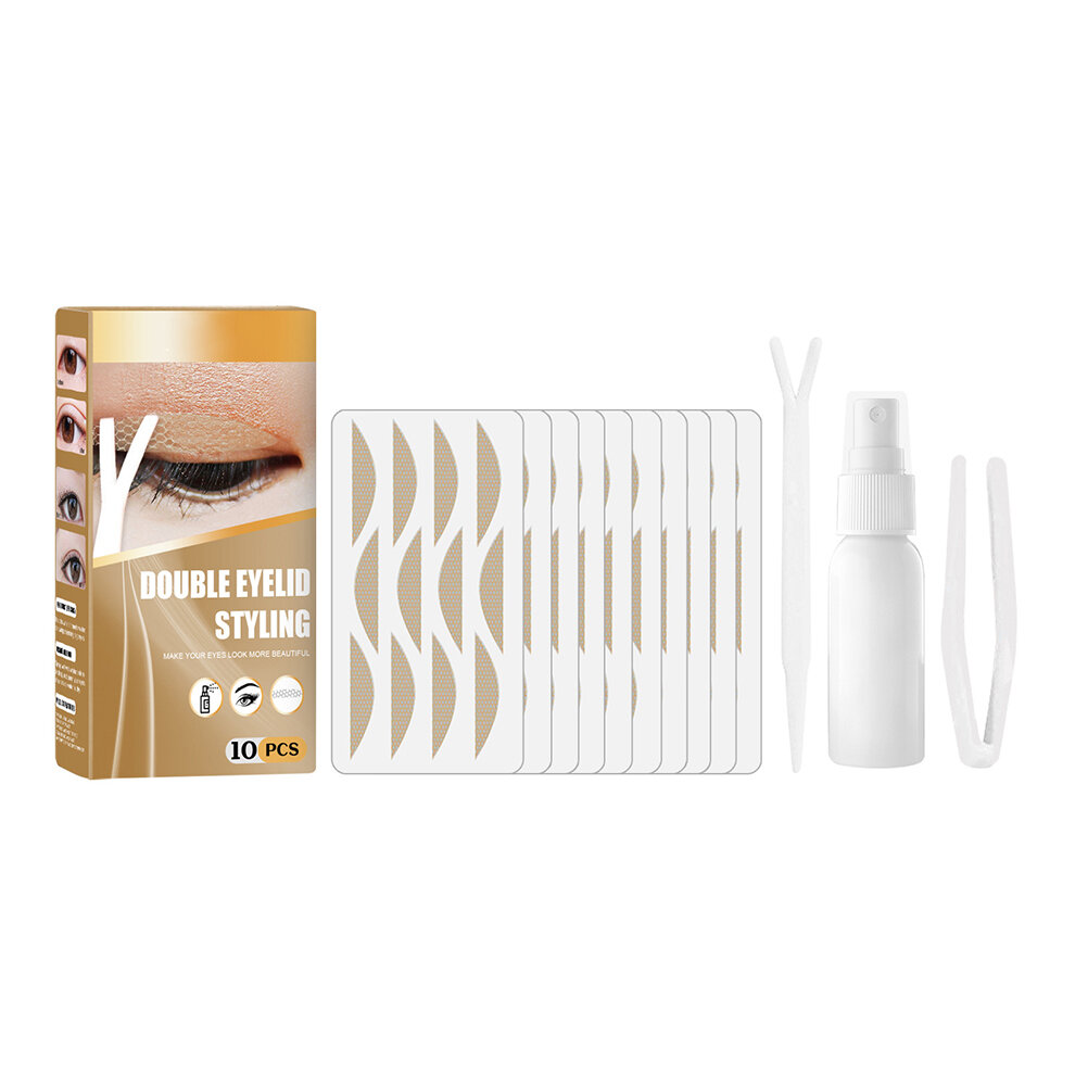 Полоски для век, полоски для век, сетчатые кружевные невидимые наклейки для век, неровные двойные наклейки для век, полоски для подтяжки век