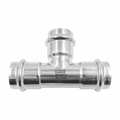 Пресс-тройник соединительный 22мм нержавейка SantechSystems 129-8974