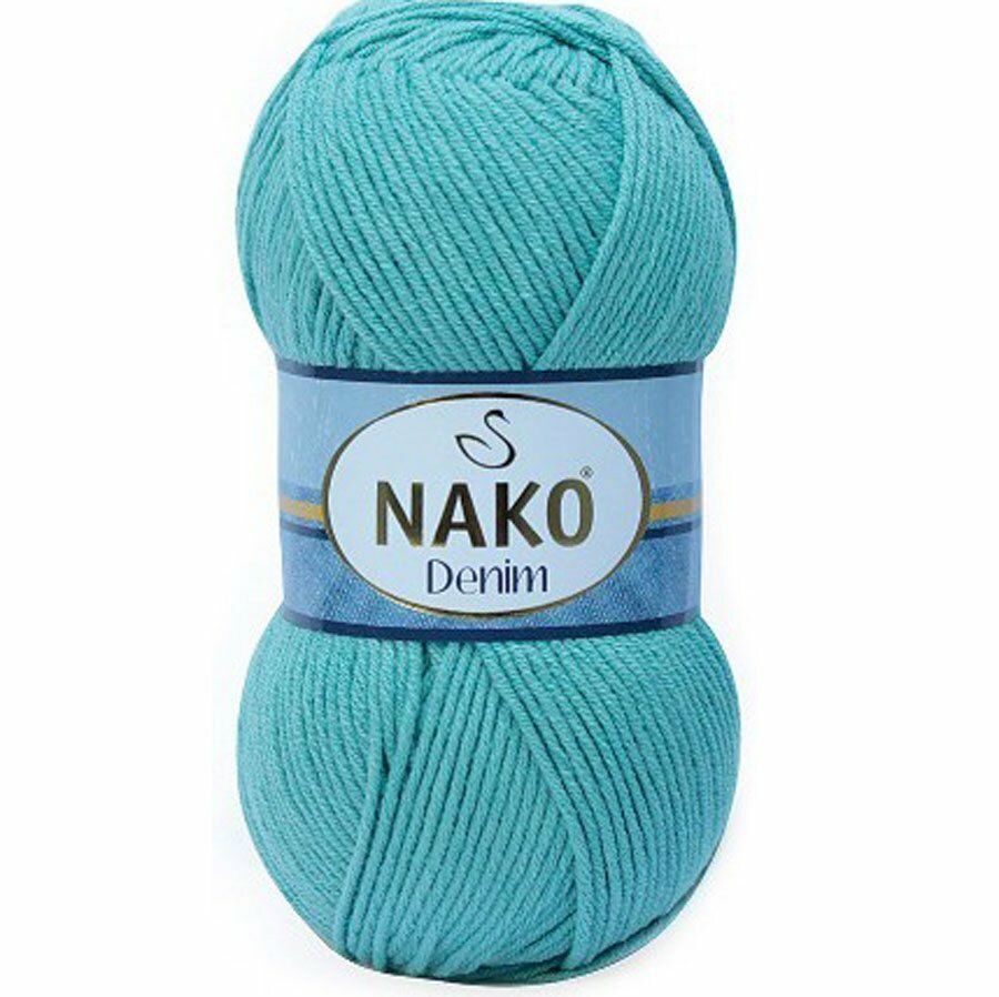 Пряжа Nako DENIM 11579 св. м. волна (5 мотков)