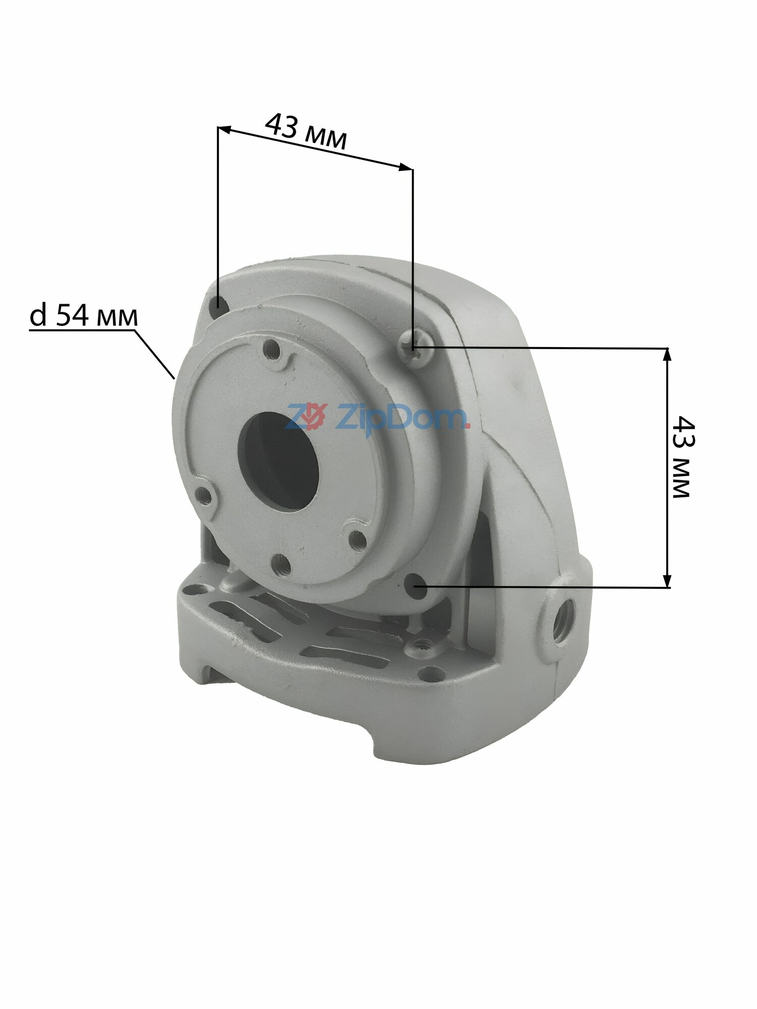 Корпус редуктора в сборе (голова) для УШМ 125/900 Интерскол