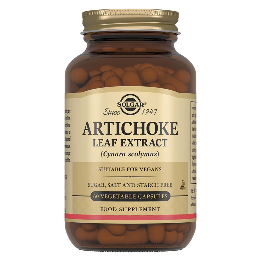 БАД Solgar Капсулы "Экстракт из листьев артишока", 60 шт. Artichoke Leaf Extract