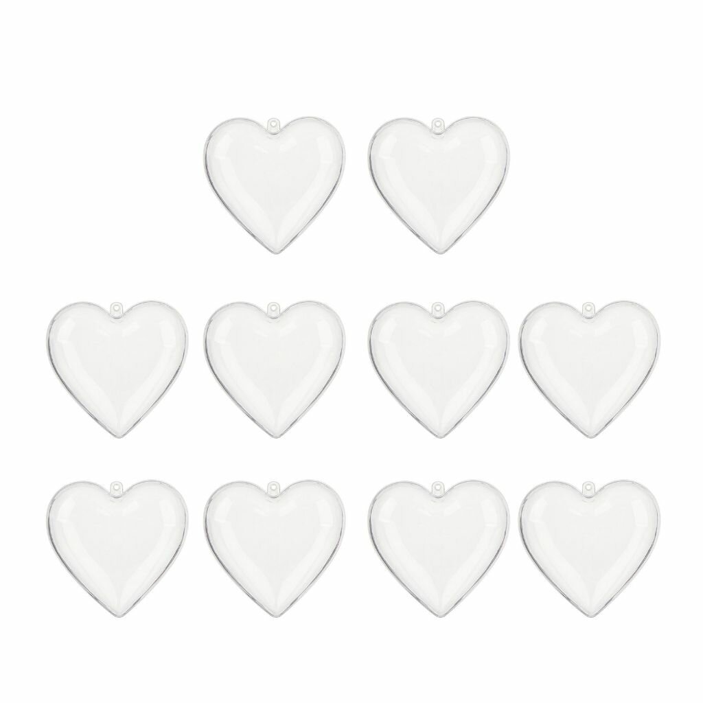 10 шт. прозрачная банка для конфет украшения вечеринки, канистра хранения сладостей и шоколадных конфет, настольное украшение