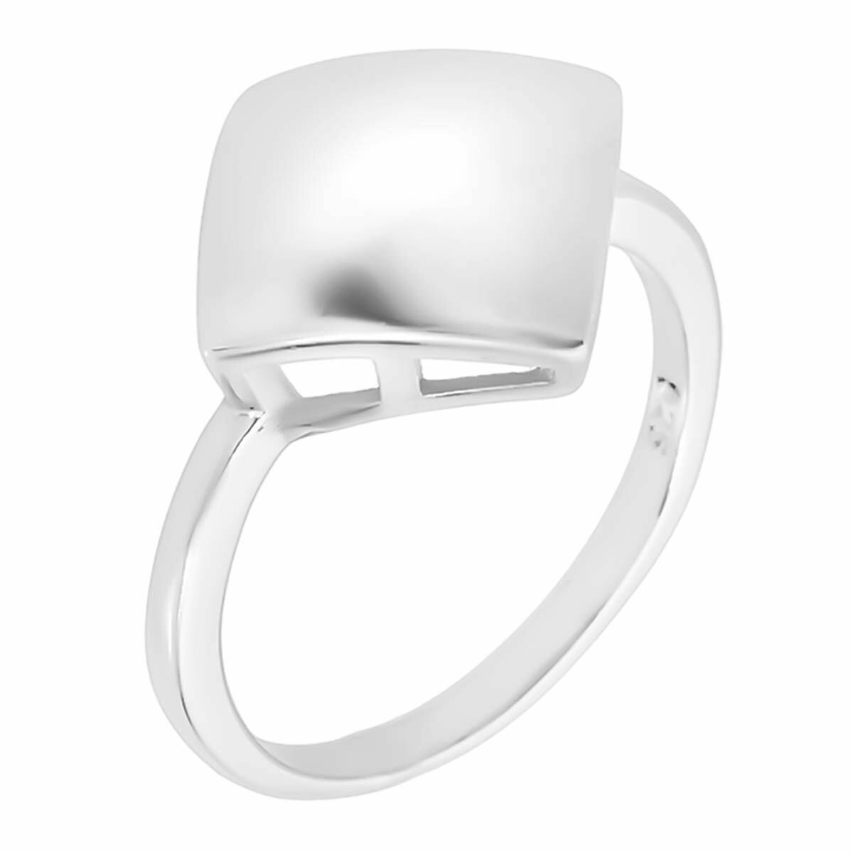 Кольцо тонкое, серебро, 925 проба, родирование