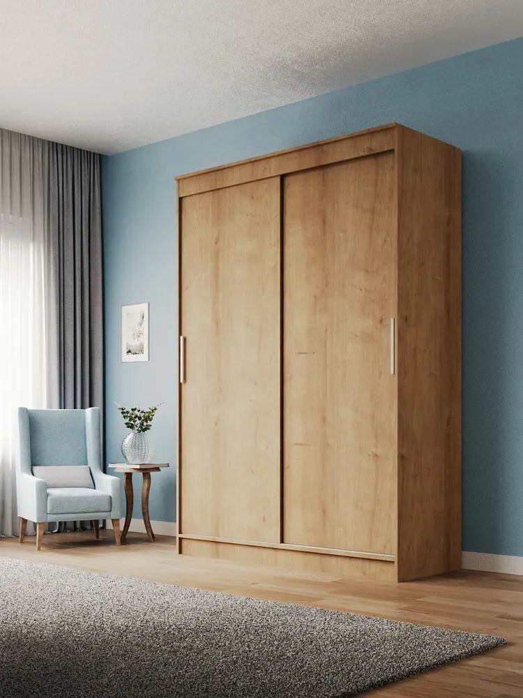 Шкаф-купе Мебельный рай ШКП 3 Гранд 1 1602х2200х615, Дуб Вотан ЛДСП