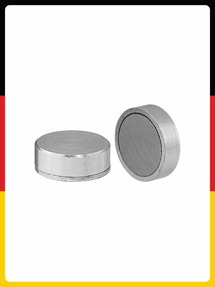 Магнит плоский, без резьбы, SmCo5, 16 мм