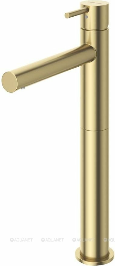 Смеситель для раковины Cezares Leaf LEAF-LC1-L-SR золото, с донным клапаном