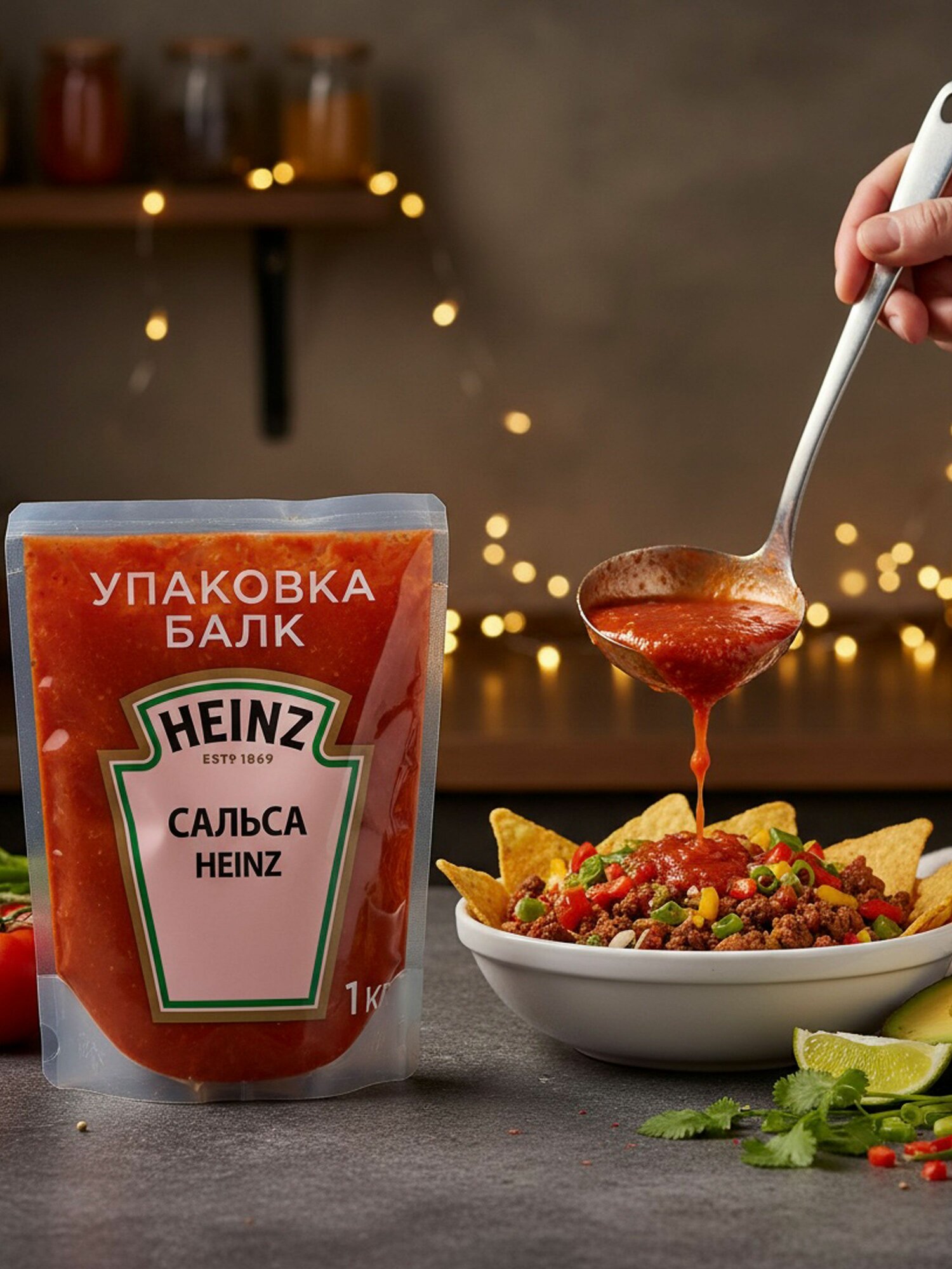 HEINZ (Хайнц) Соус Сальса жгуче-острый (балк), 1кг