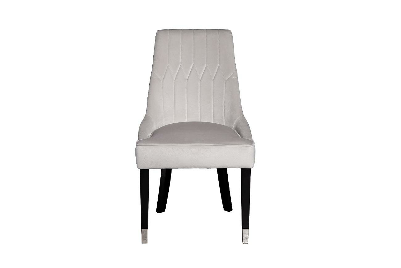 Мебель Garda Decor Стул Элегант(Elegante) велюр св. серый Colt030-SVSER 56*65*101см арт. ELEGANTE-Colt030