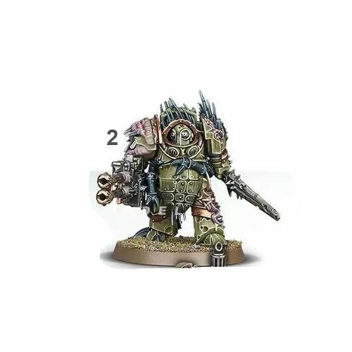 Смола вархаммер 40000 миниатюра Warhammer 40000 Death Guard (В наборе 1 моделей) миниатюры днд Фигурка для настольной игры