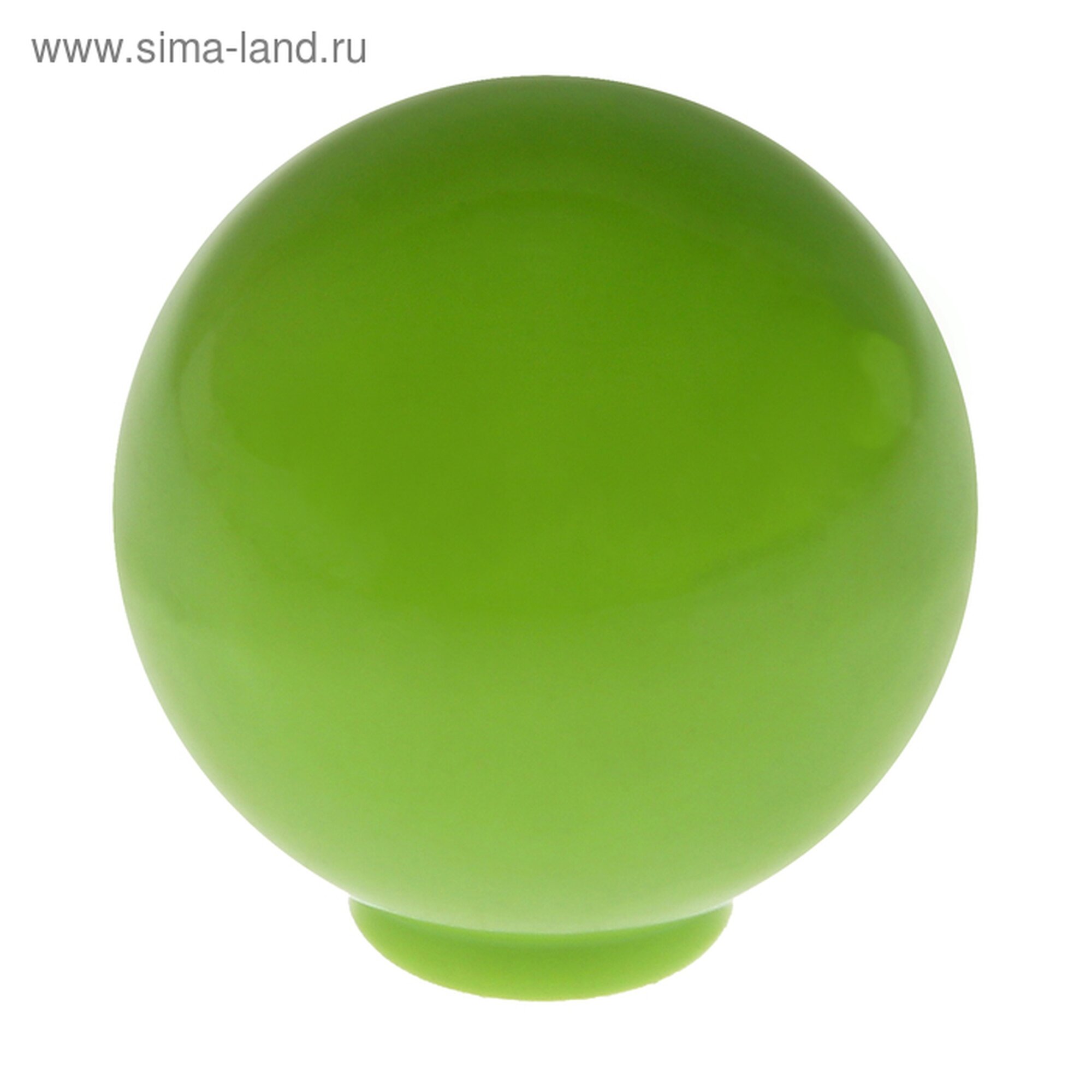 Ручка кнопка тундра PLASTIC 008, пластиковая, цвет фисташковый