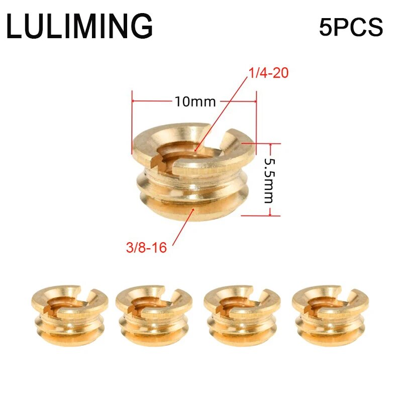 Конверсионный винт 1/4-20 3/8 LULIMING E5, 5 шт