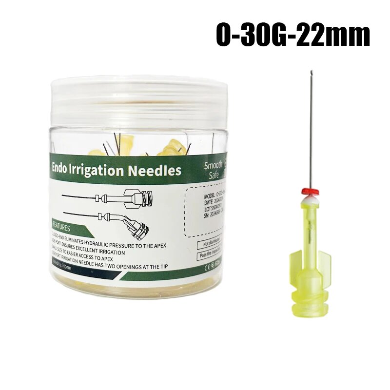 Одноразовые эндодонтические иглы SKATTOOTH 27/30г O-30G-22mm yellow