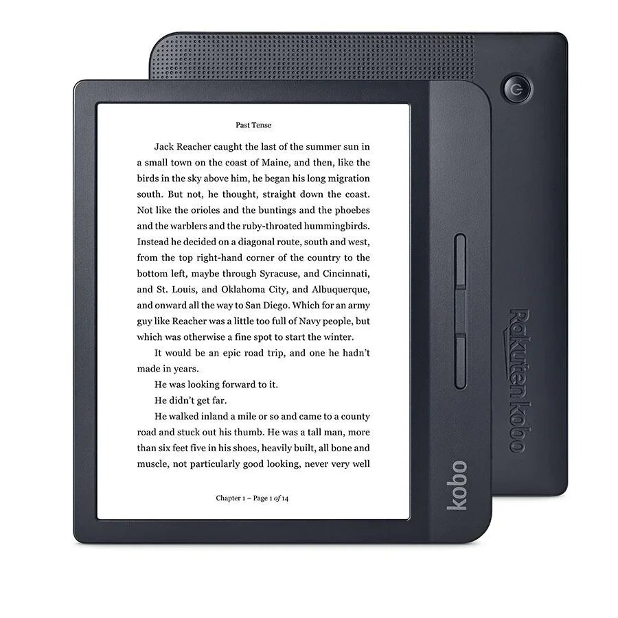 KOBO Libra H2O 8 ГБ, черная, с чехлом