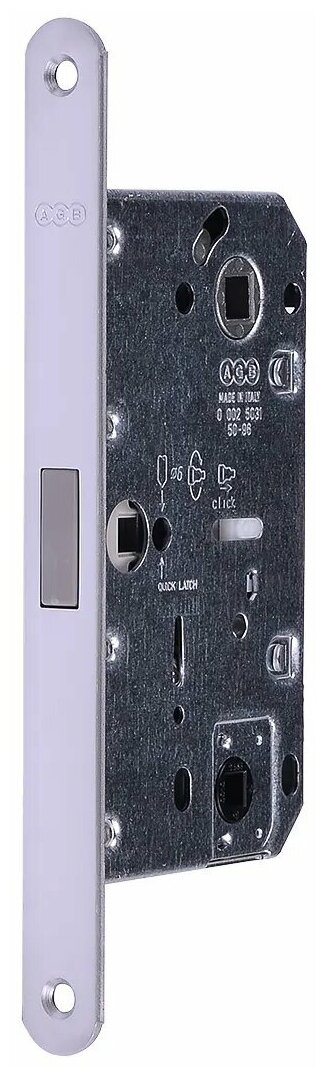 Замок магнитный межкомнатный под WC AGB Polaris В06102.50.34 (матовый хром)