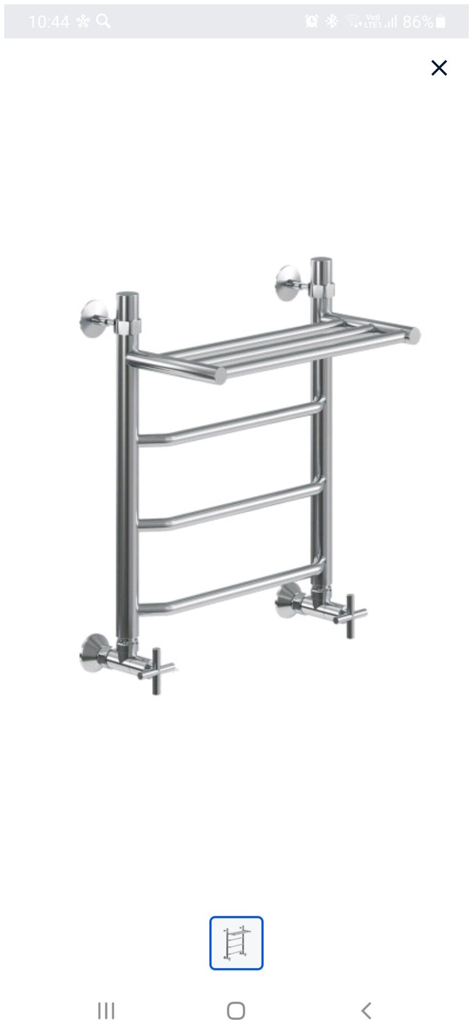 Полотенцесушитель Водяной Ника 400мм 500мм форма Лесенка