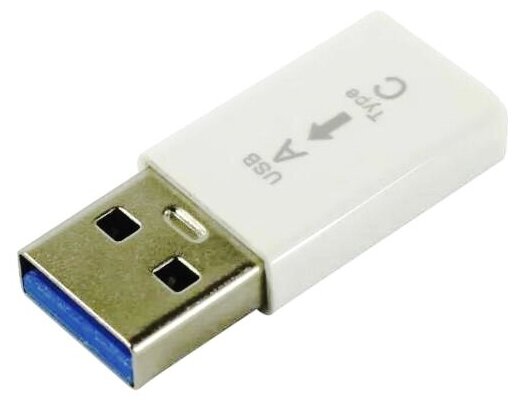 Адаптер USB-Cf/Am 3.0 KS-379White - белый