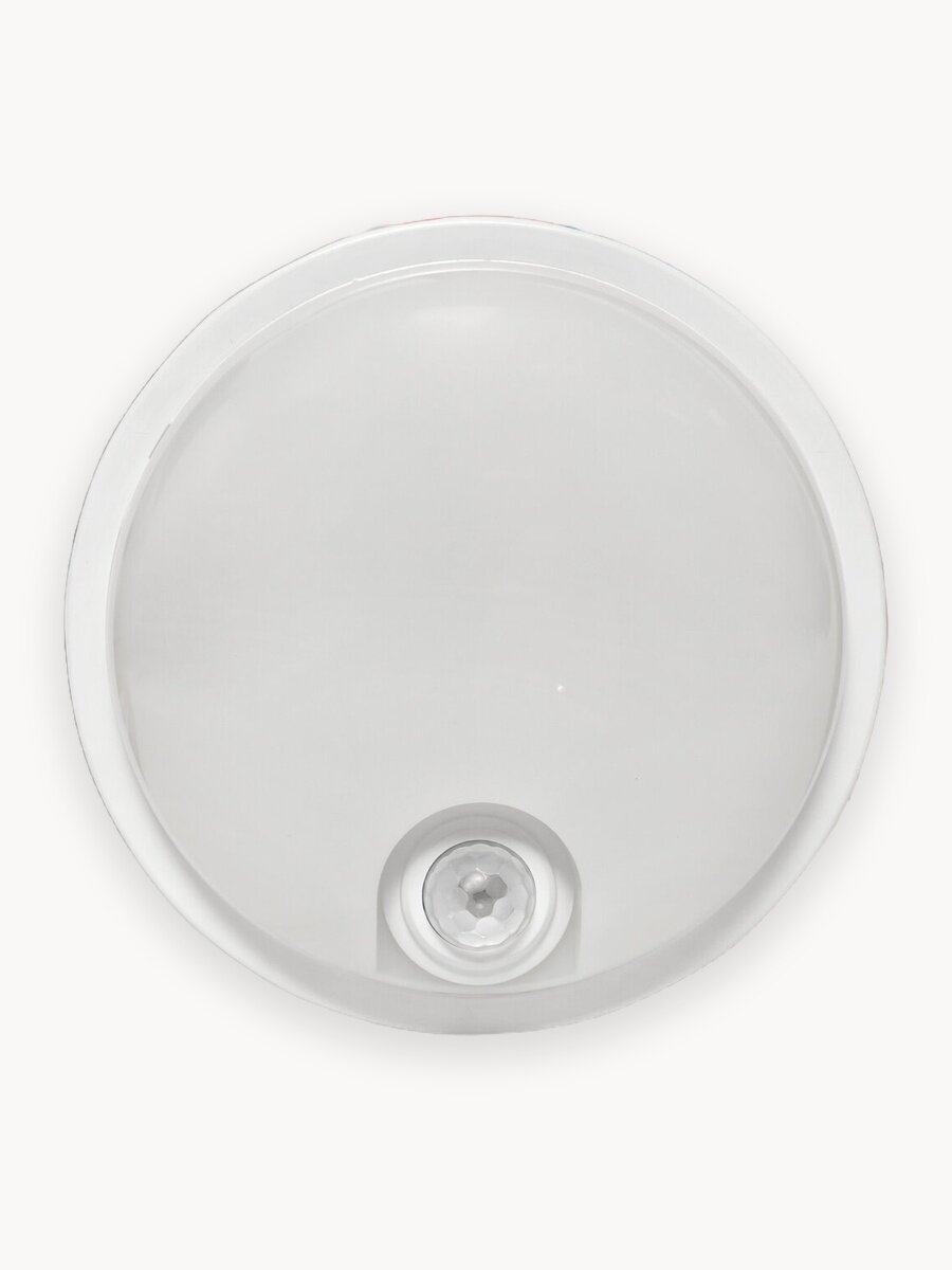 Светильник светодиодный ЖКХ круг ДПО-2300 с инфракрасным датчиком движения 15Вт 4000K (естественный нейтральный белый) IP65 LUMA EKF