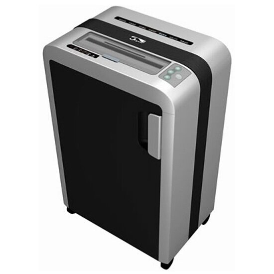 Уничтожитель документов Bulros 860S 4 мм (серебро/черный, дверь, контур)