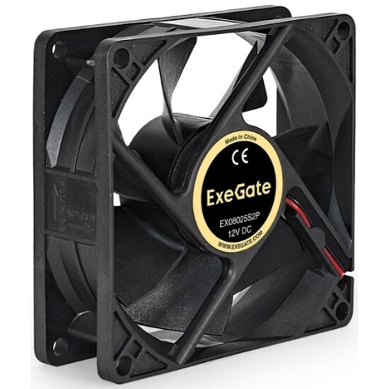 Вентилятор для корпуса Exegate EX08025S2P 12В DC 80x80x25мм (EX294047RUS)
