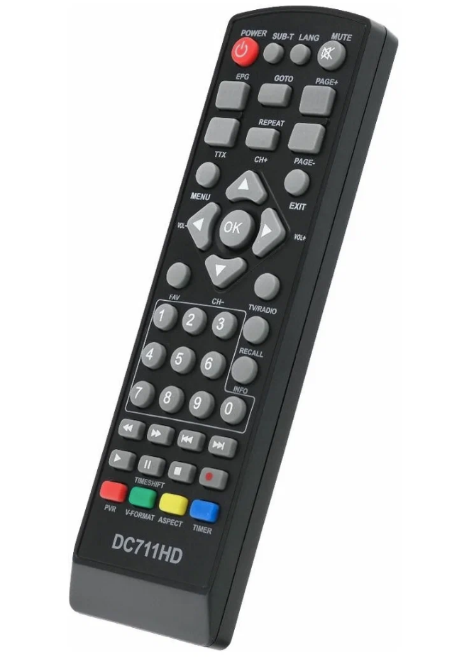 Пульт Huayu DC711HD для dvb ресиверов D-Color