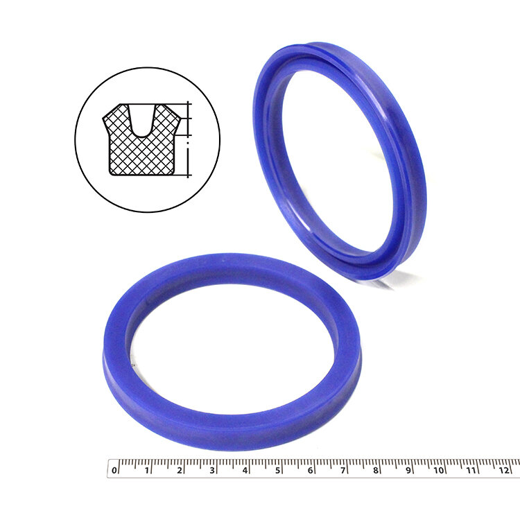 Манжета гидравлическая 70х85х9 (манжета цилиндра 85*70*9) тип UN PU (полиуретан) (упаковка 2 шт.)