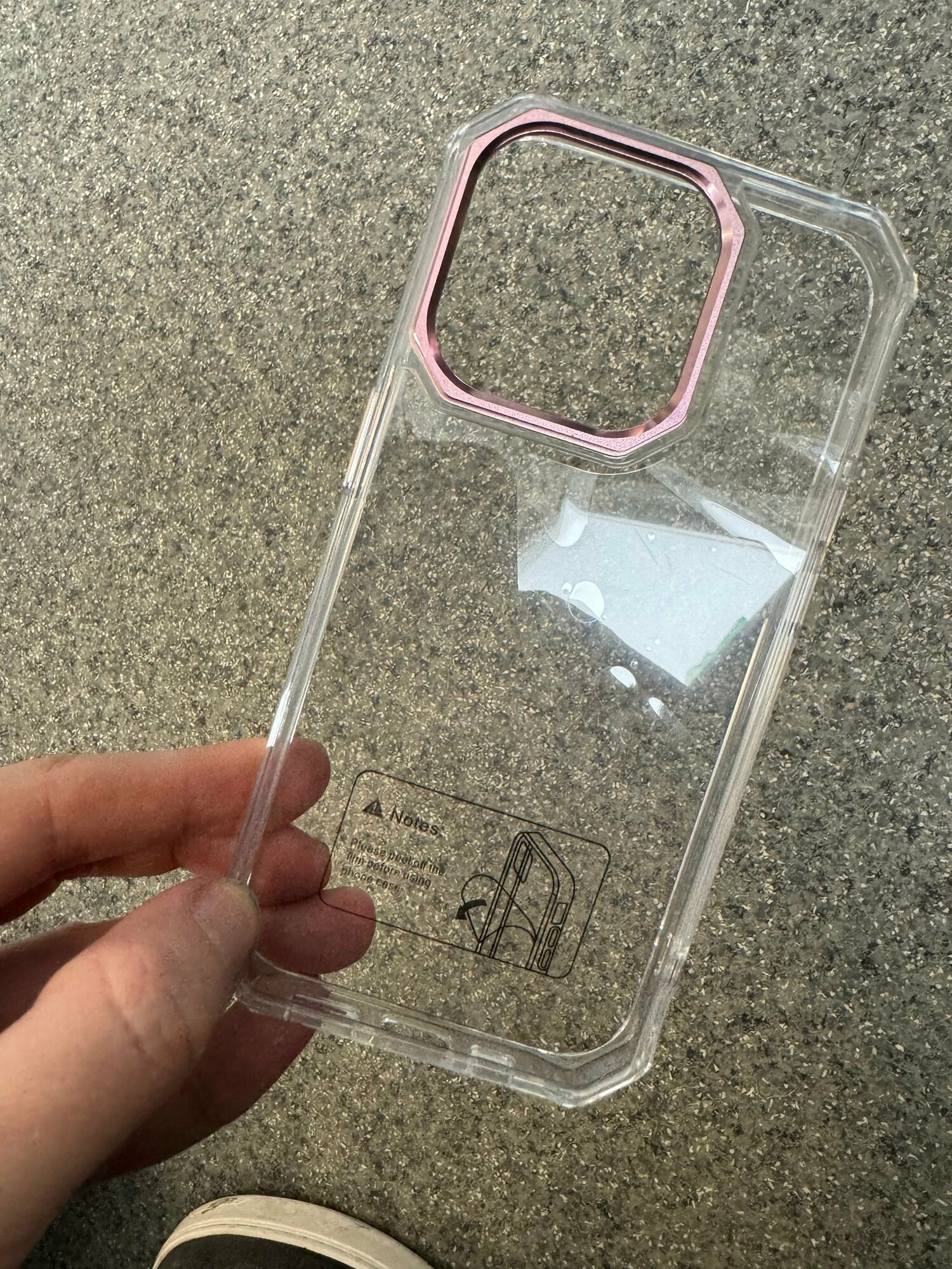 Чехол панель накладка бампер MyPads Uгud для iPhone 11 (простой, обычный) тонкая пластиковая крышка прозрачная окантовка камеры розовая MyPads